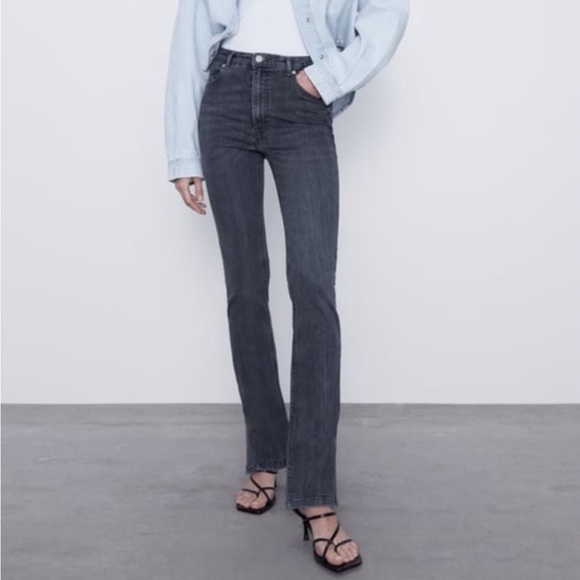 Zara | Jeans | Zara Split Skinny Highrise Jeans | Poshmark